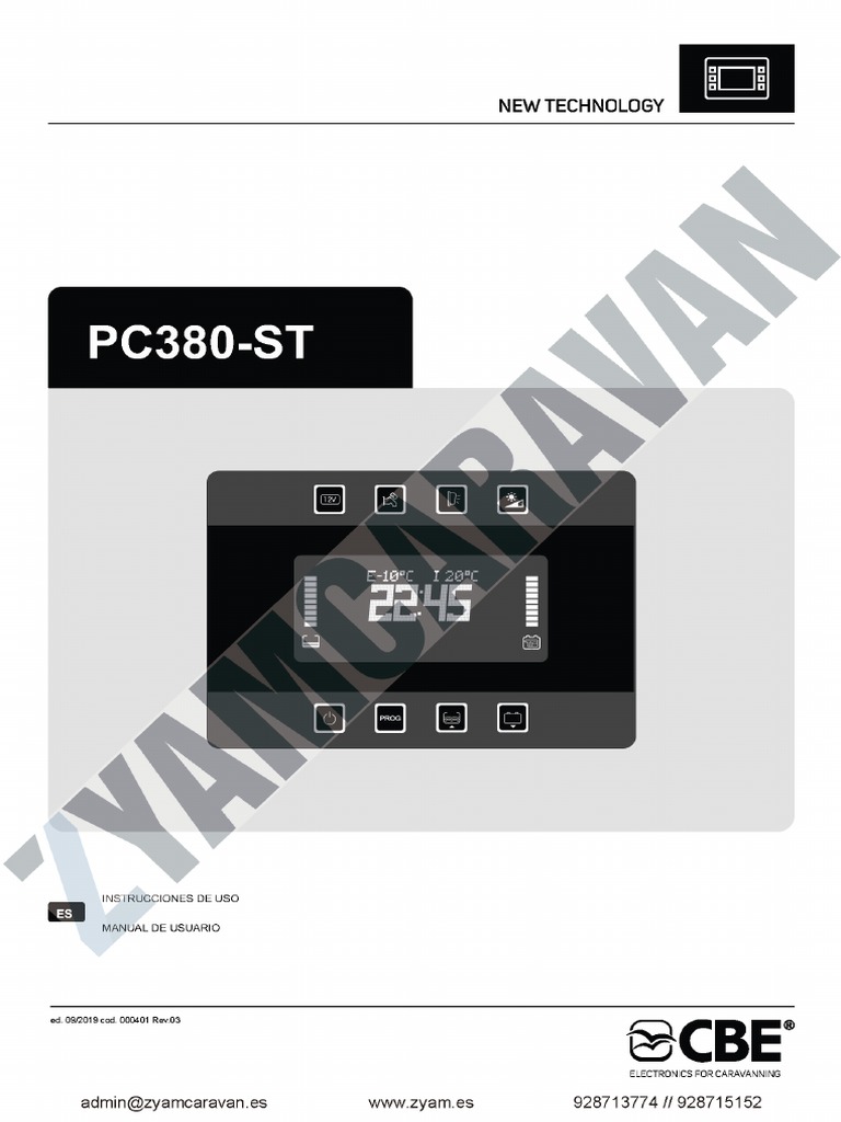 Manual PC380-ST Español | PDF