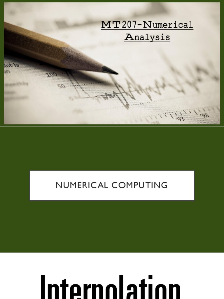 Numerical Analysis Updated Slides | PDF