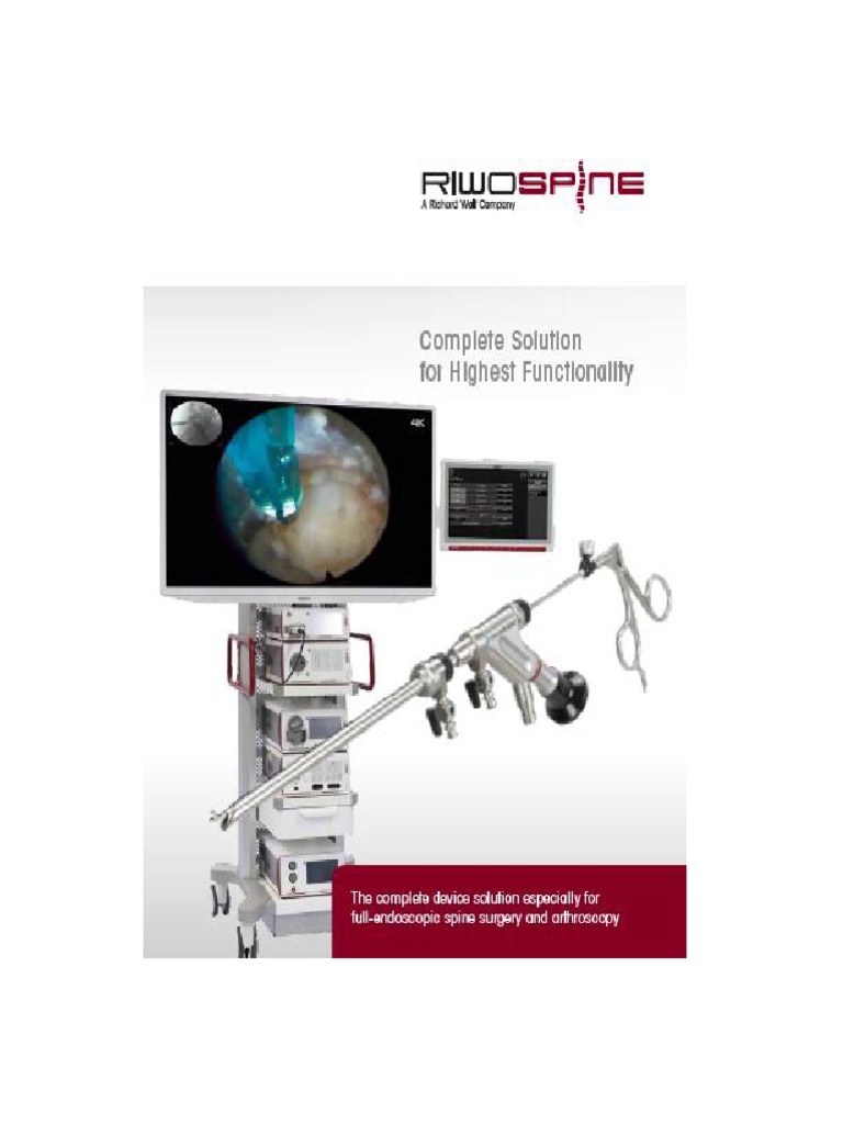 Brosur Richard Wolf Fluid Control Arthro Spine | PDF