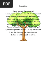 I Am A Tree | PDF | Language Arts & Discipline