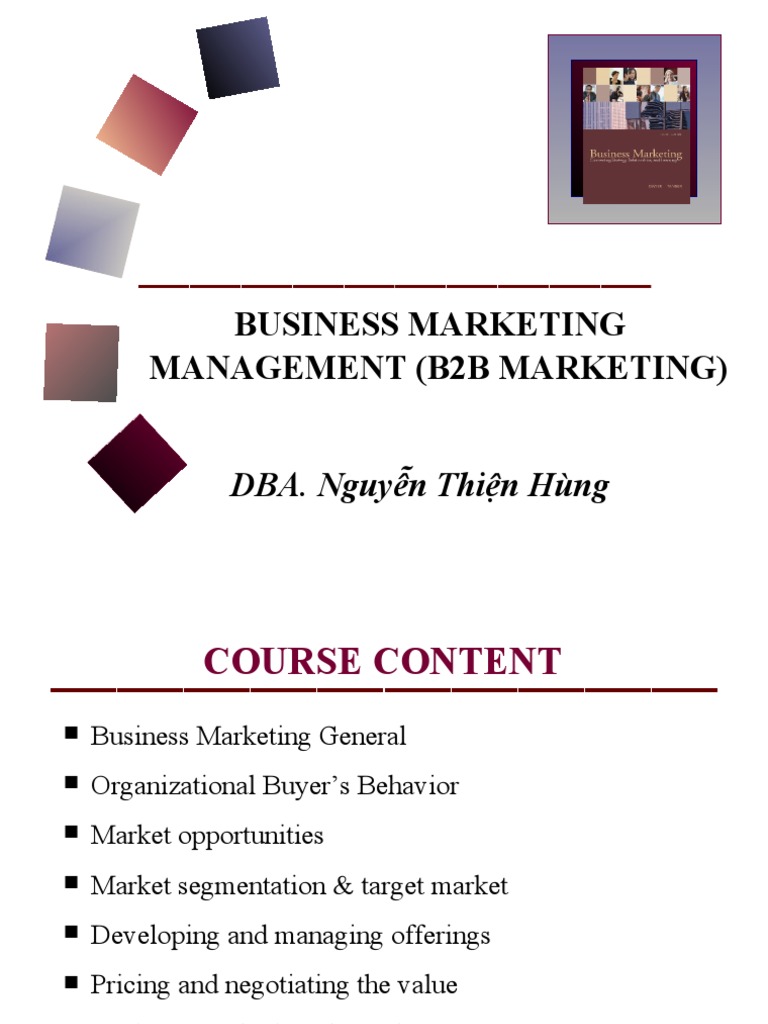 Business Marketing General Pdf