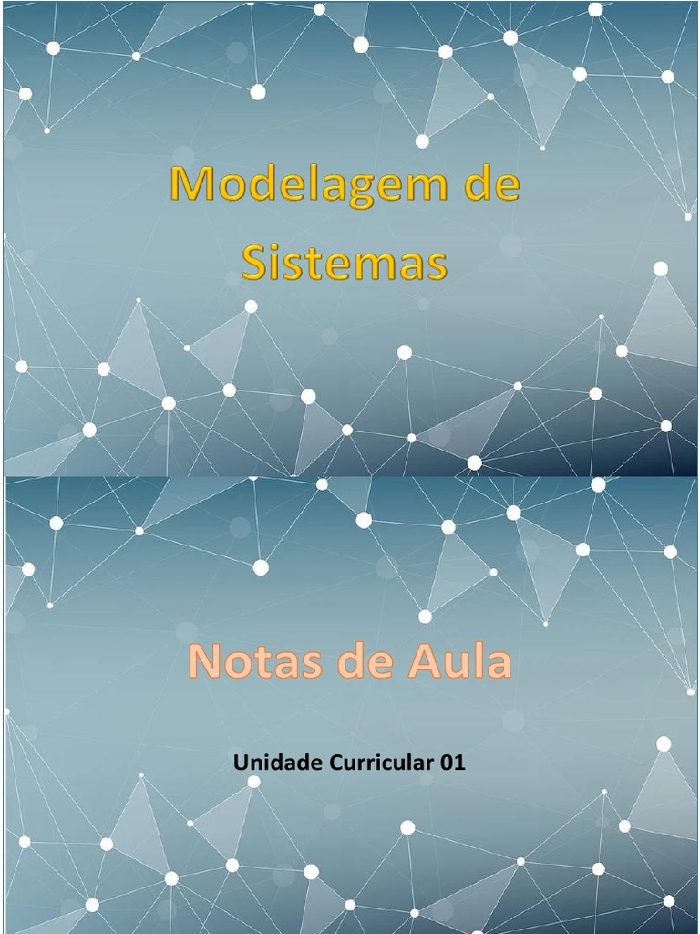 Notas de Aula - Modelagem de Sistemas - Unidade 01 | PDF | Linguagem de ...