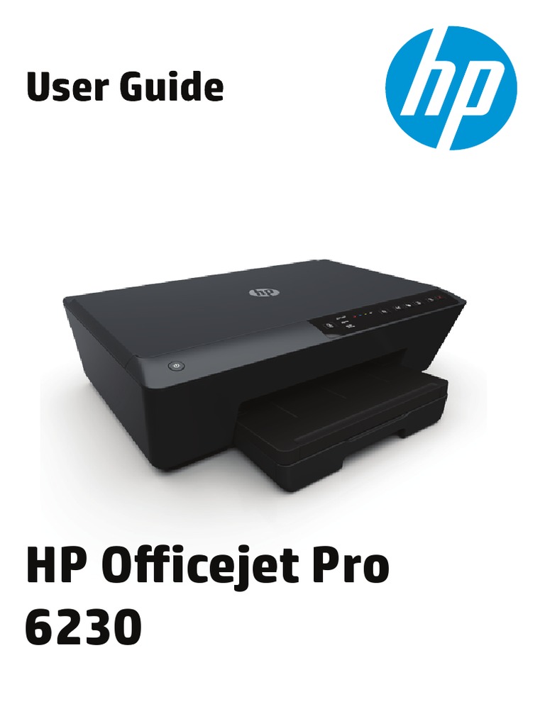 HP Officejet Pro 6230 Manual | PDF | Computers | Technology & Engineering