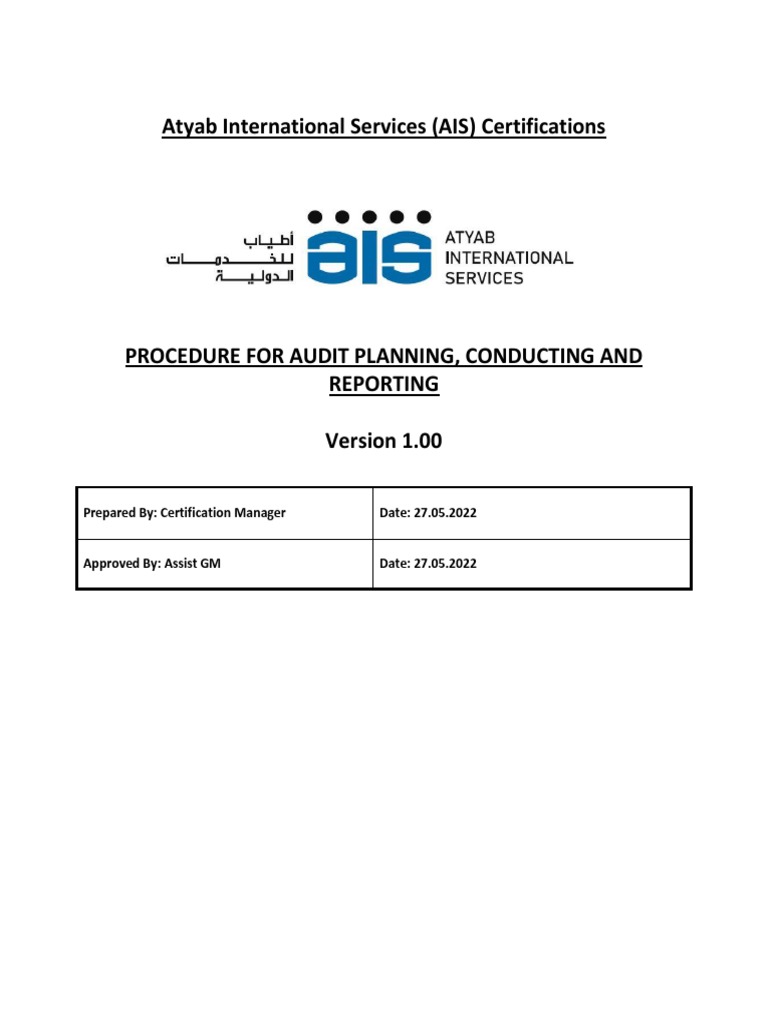 Audit Planning Conducting and Reporting | PDF | Audit | Auditor's Report