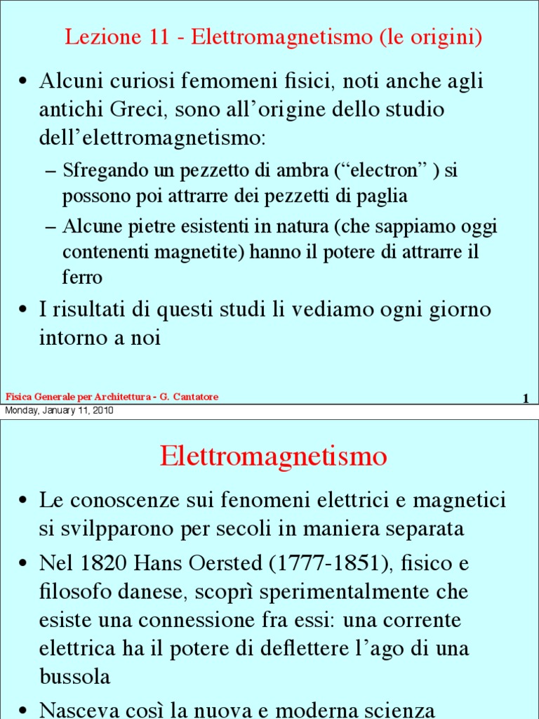Lezione - 11 - Fis - Gen - Trieste Architettura | PDF