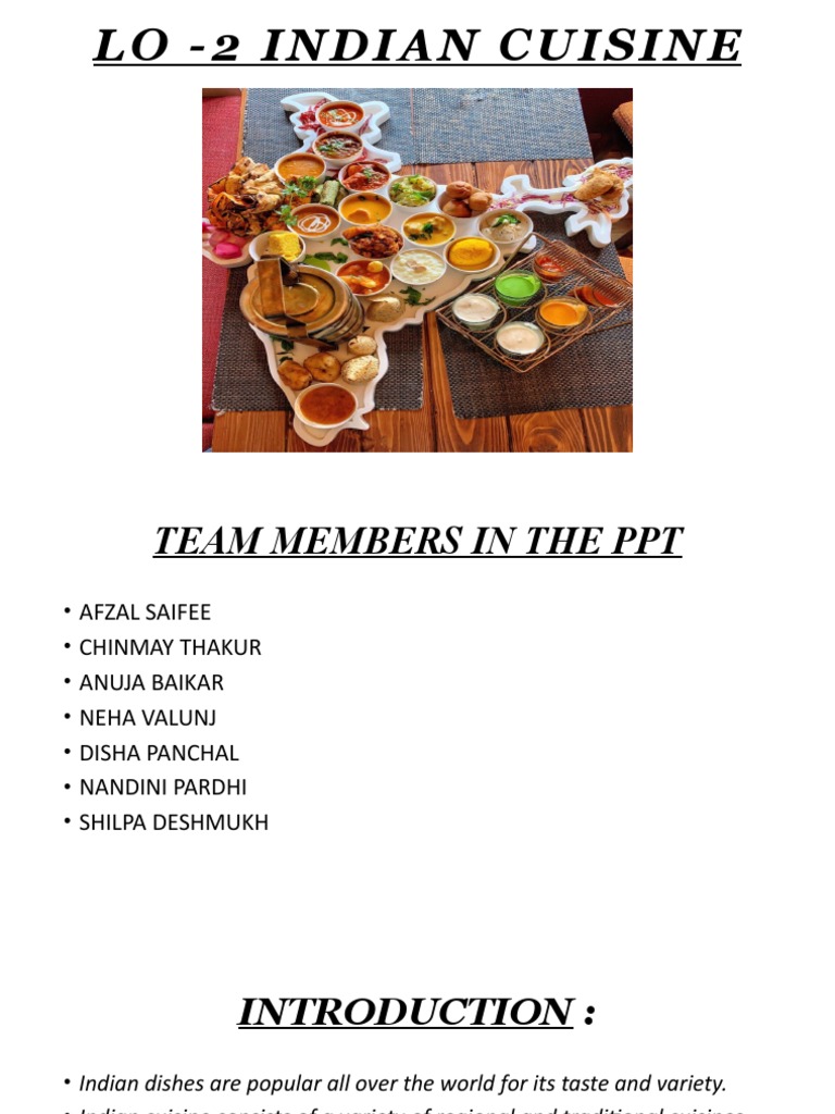 Indian Cuisine | PDF