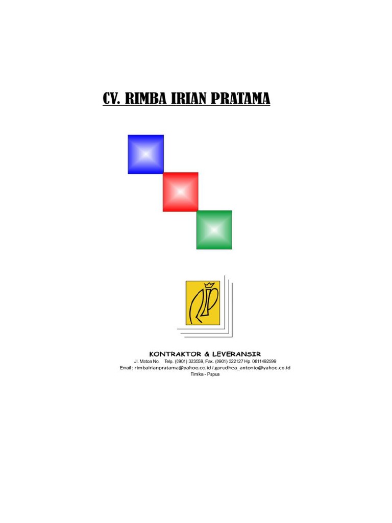 Compeny Profael CV Rimba Irian Pratama | PDF