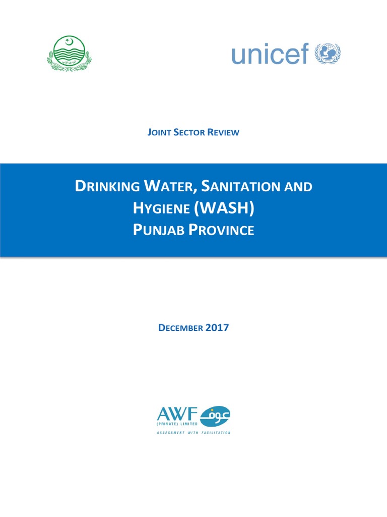 1 Joint Sector Review-Drinking Water, Sanitation & Hygiene (WASH ...