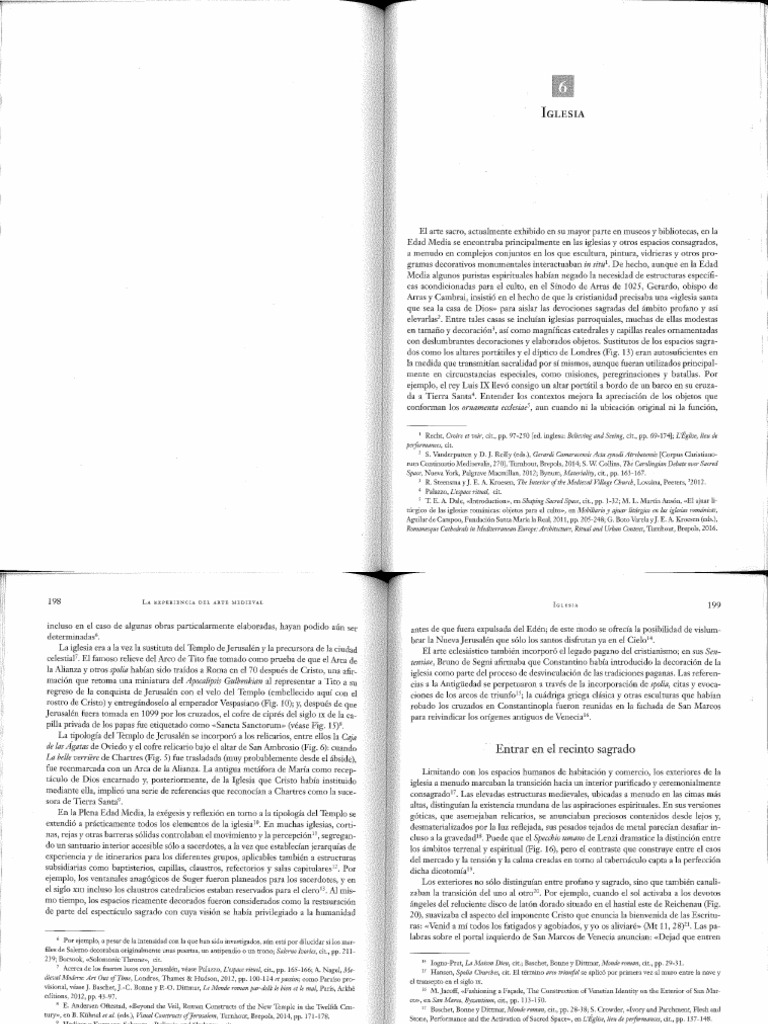 KESSLER Herbert L. La Experiencia Del Arte Medieval 4 | PDF