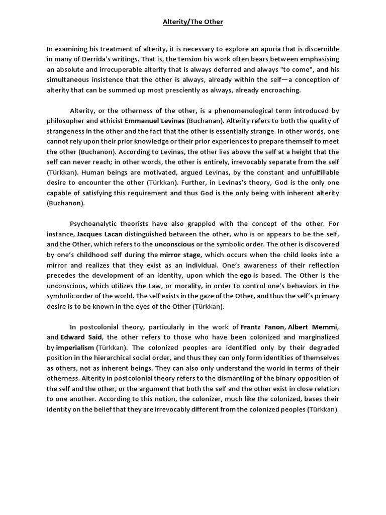 Alterity PDF