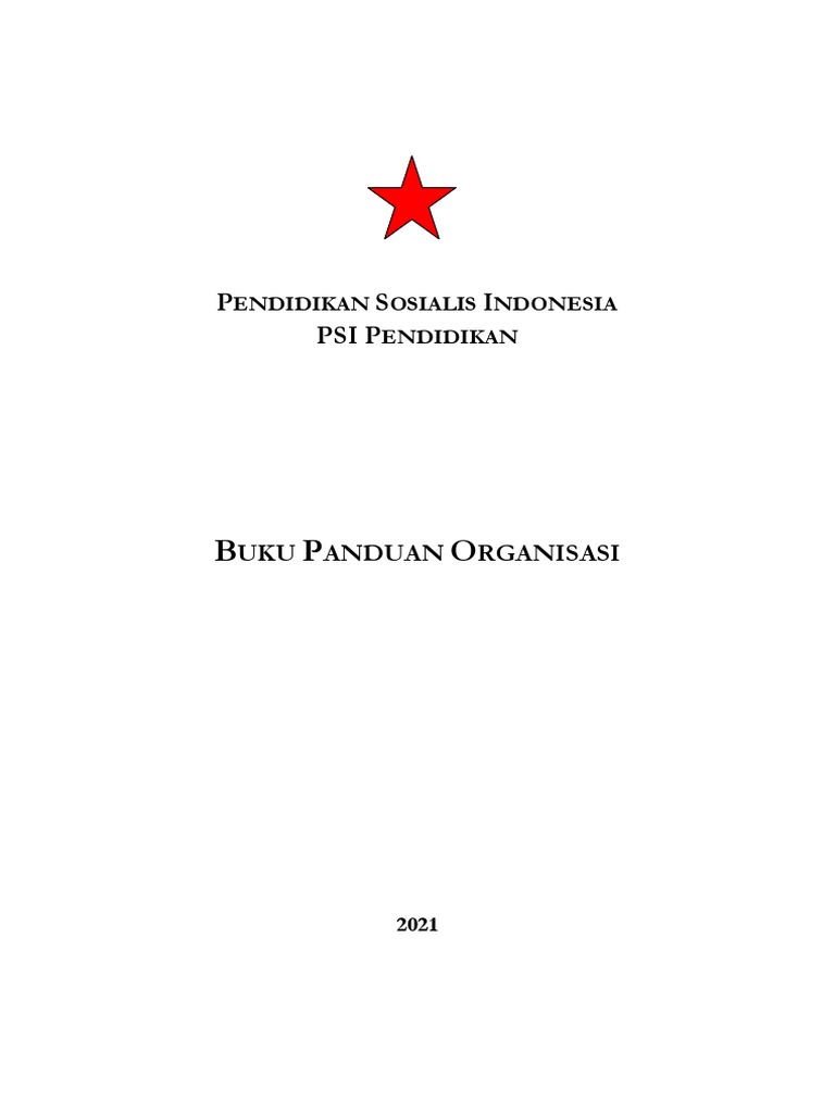 Buku Panduan Pendidikan Sosialis Indonesia - 12feb21 As | PDF | Karier & Perkembangan | Gaya Hidup