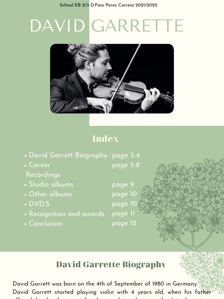 David Garrette | PDF | Classical Music | Performing Arts