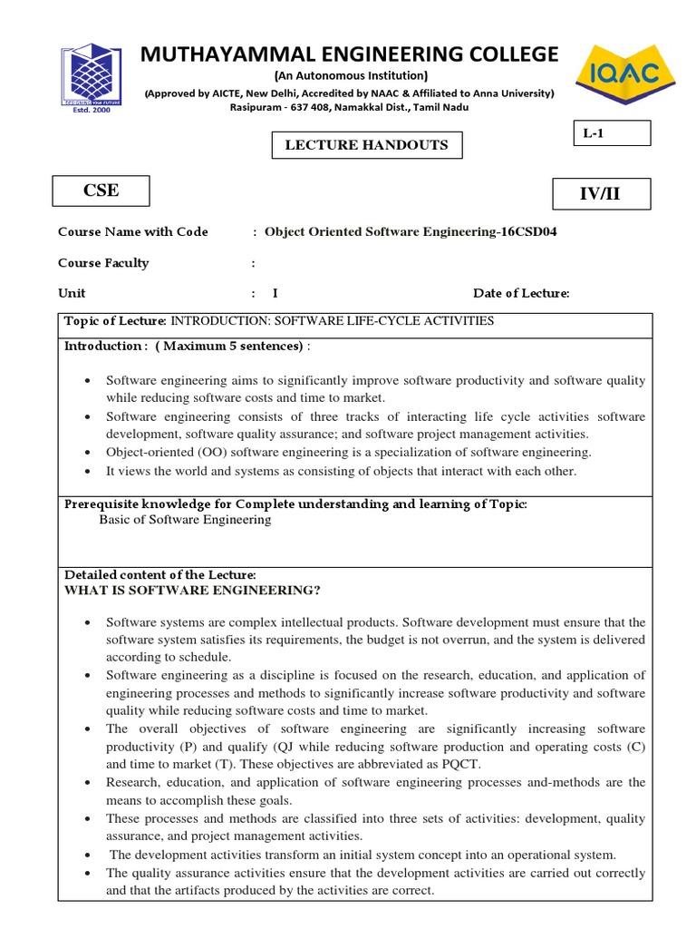 LH Oose | PDF | Software Development Process | Agile Software Development