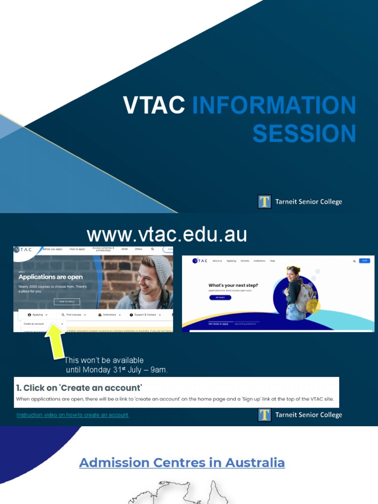 TSC VTAC Presentation | PDF