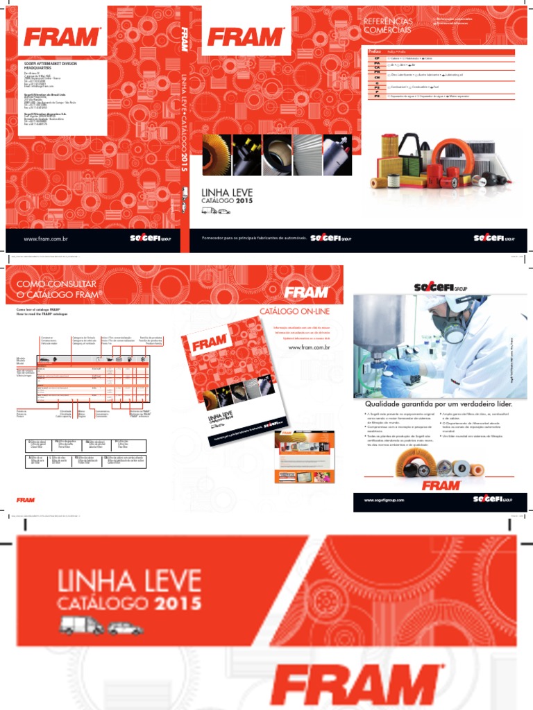 Catálogo Fram 2015 Linha Leve Compressed | PDF