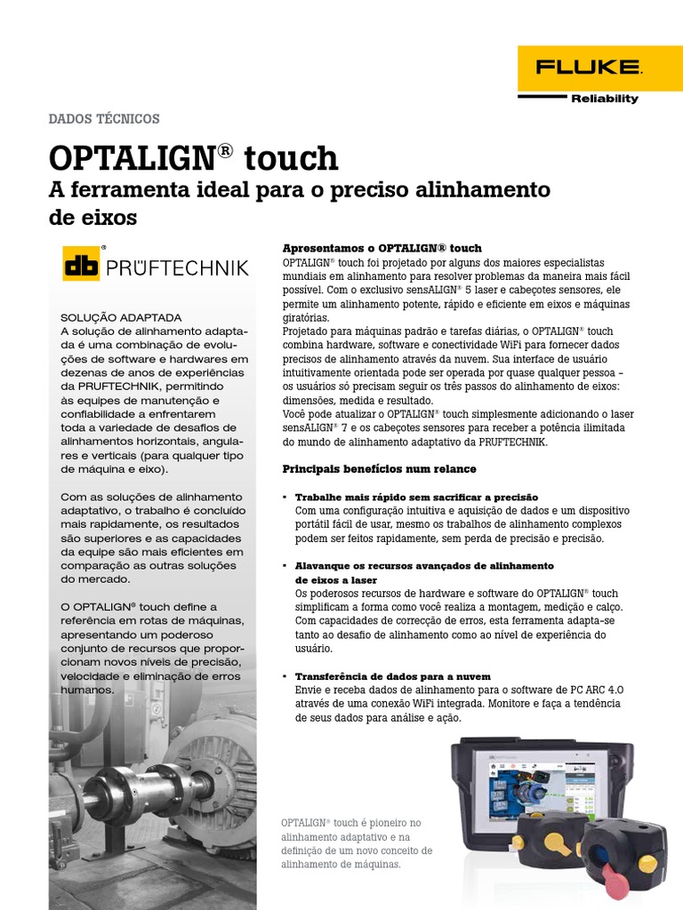 OPTALIGN-Touch Datasheet PT | PDF