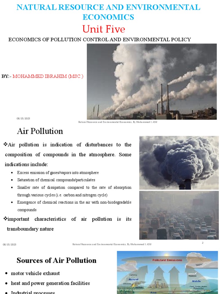 Chapter 5 Pollution | PDF