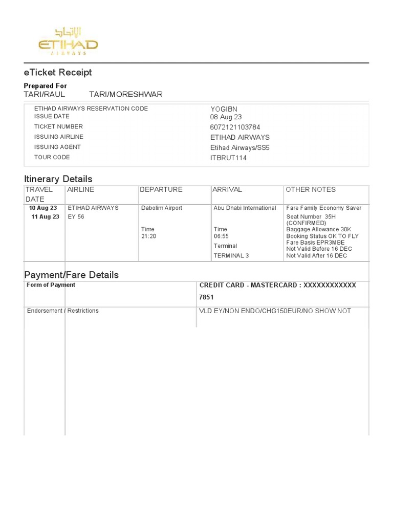 Plane Ticket Template 30 | PDF | Baggage | Transport