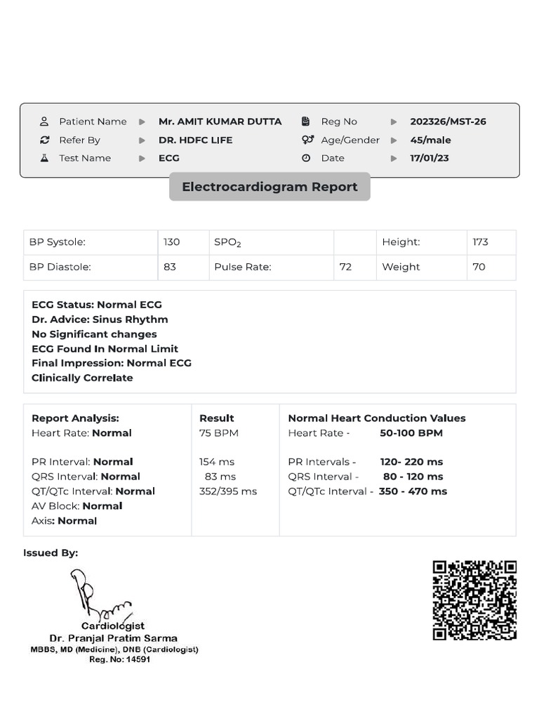 Sample Ecg1 Ecg2 Ecg3 | PDF
