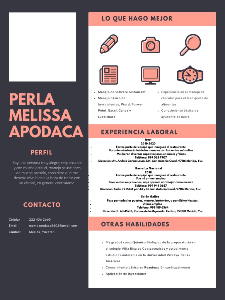 Perla Melissa Apodaca: Lo Que Hago Mejor | PDF