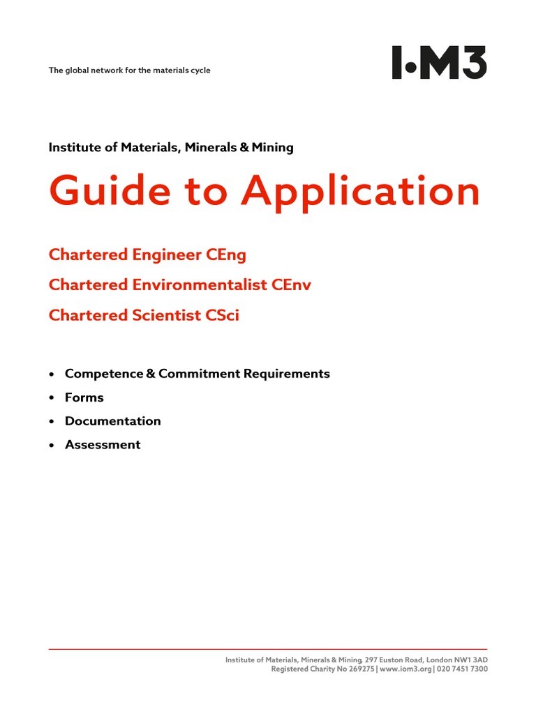 Guide To CEng CEnv and CSci | PDF