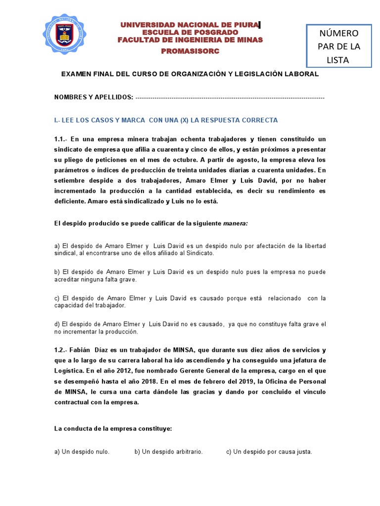 Examen B | PDF
