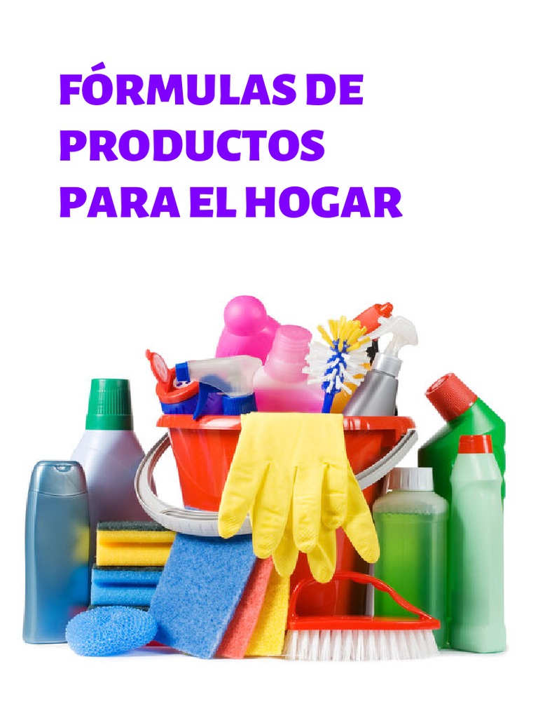 Manual de Productos Químicos para el Hogar | PDF | Tensioactivo ...