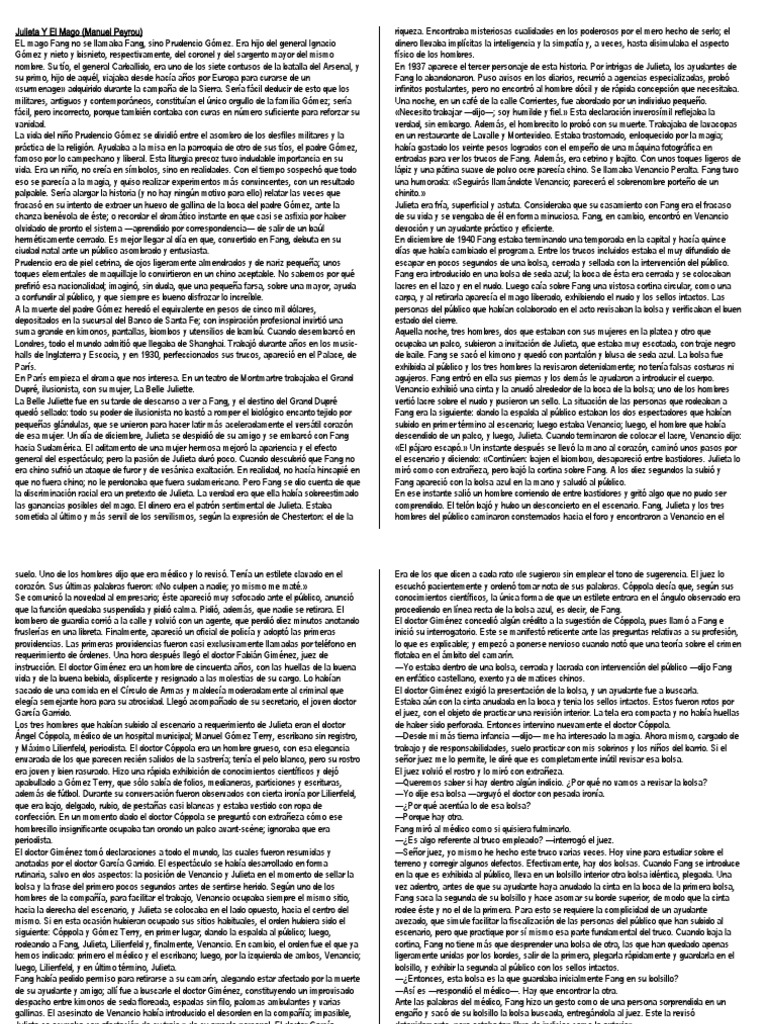 Julieta Y El Mago - La Inspiracion | PDF