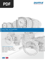 Auma Actuator Catalogue | PDF | Switch | Electric Motor