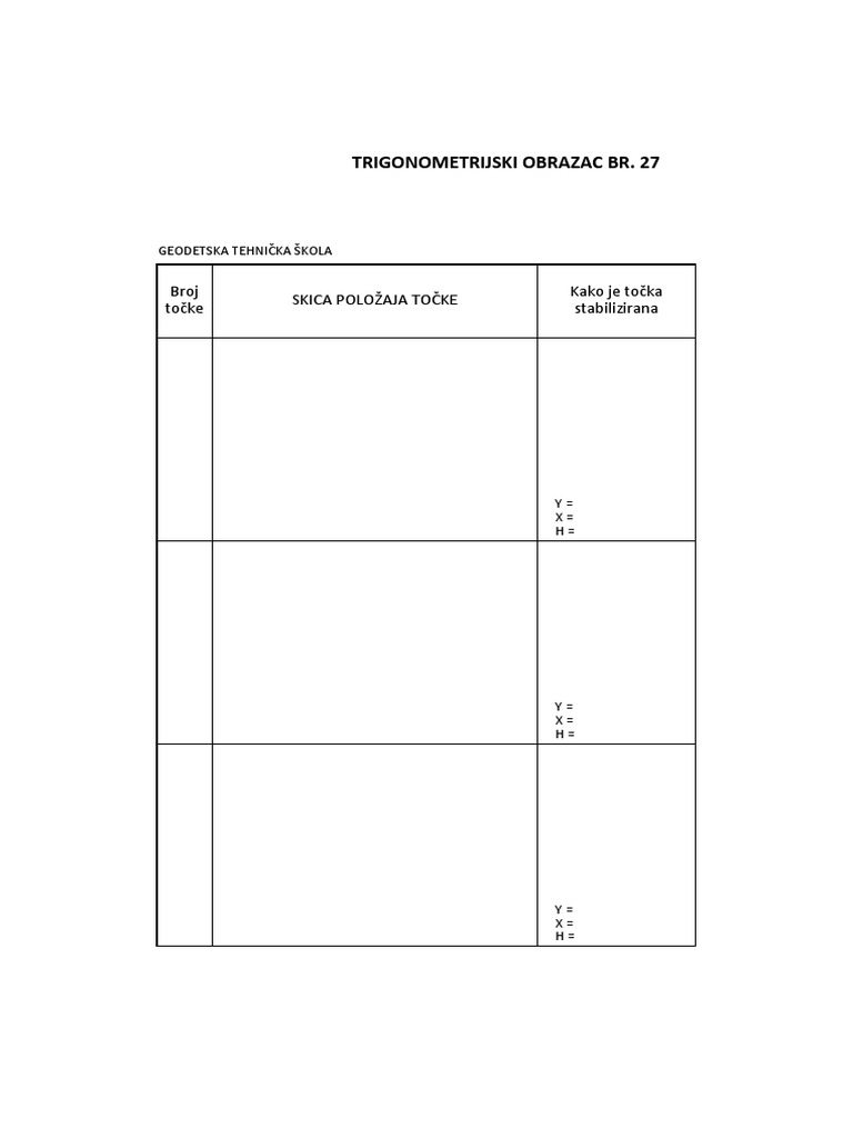 Obrazac Br. 27 | PDF