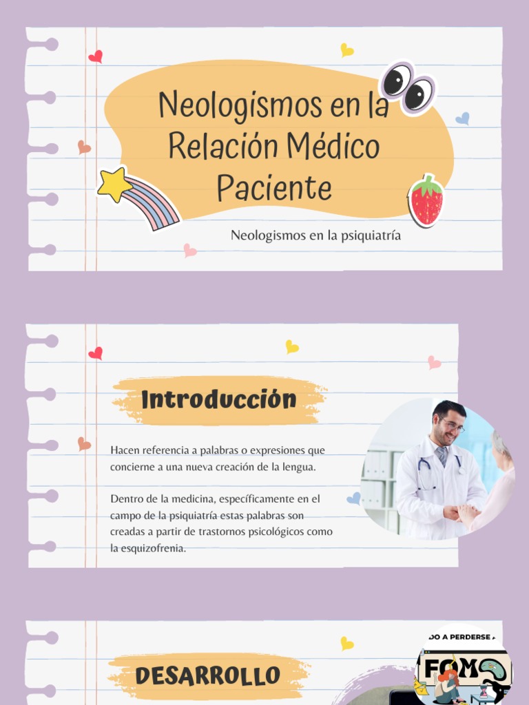 Neologismos en La Relación Médico Paciente | PDF