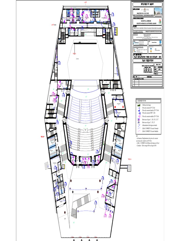 Plan Implantation Prises de Courant - Rdc-model | PDF