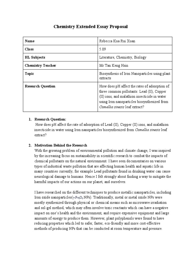 Chemistry EE | PDF | Nanoparticle | Iron