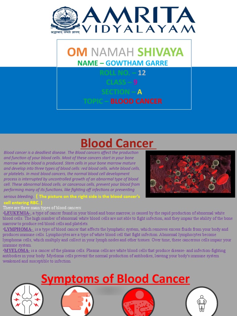 Blood Cancer | PDF