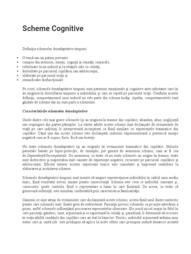 Scheme Cognitive | PDF