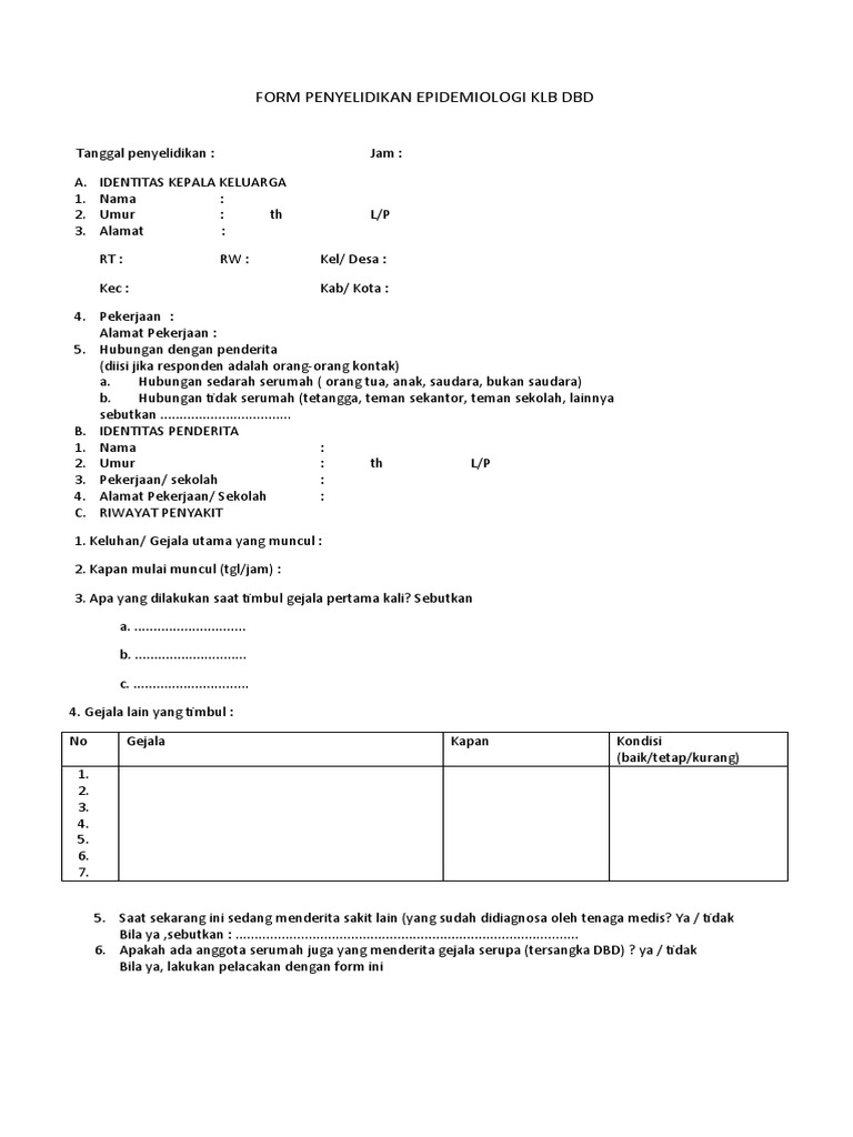 Format PE KLB DBD | PDF