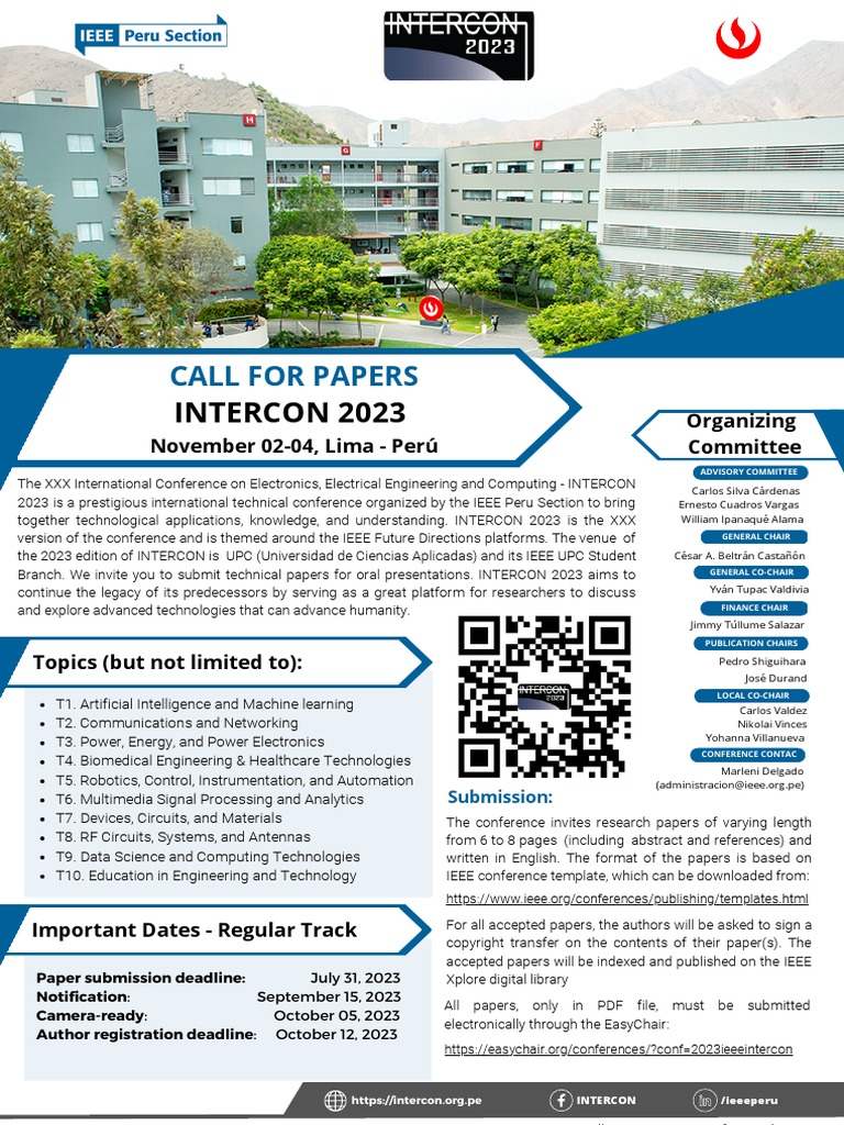 2023 Call For Paper | PDF