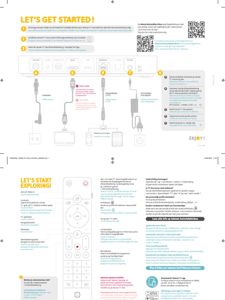 Installatie Telenet Tv Box | PDF
