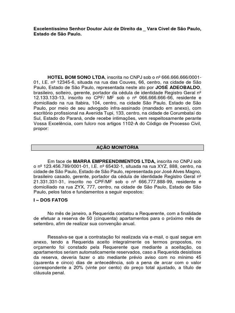 Modelo de Ação Monitoria | PDF