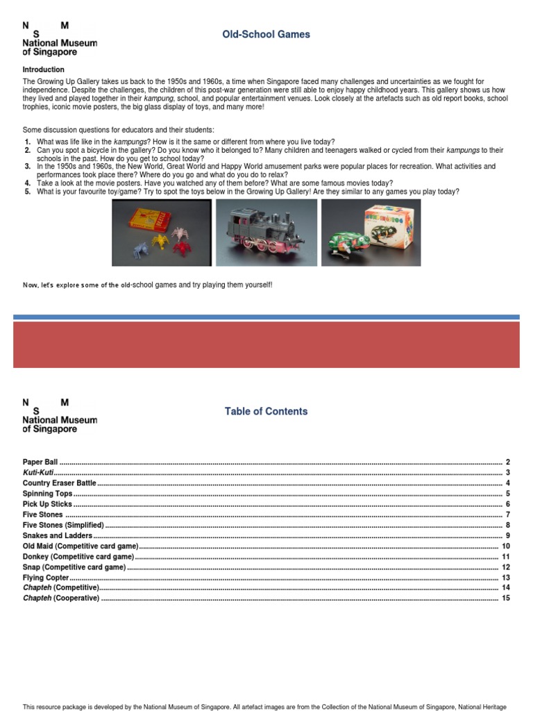 Visual Instructions For Old-School Games | PDF | Home & Garden