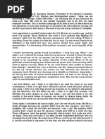 Emma Watsons - He For She Speech at The UN | PDF | Gender Studies ...