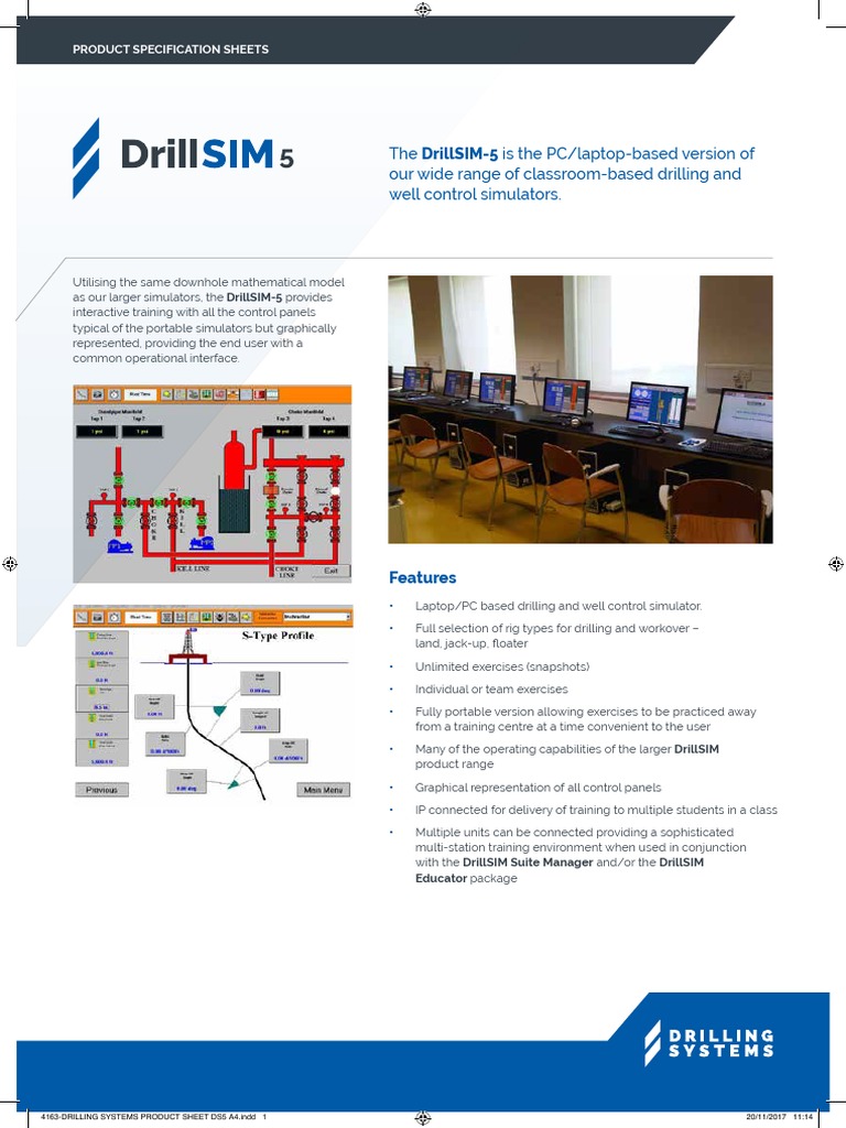 DrillSIM-5 Drilling Simulator Overview | PDF | Simulation | Personal ...