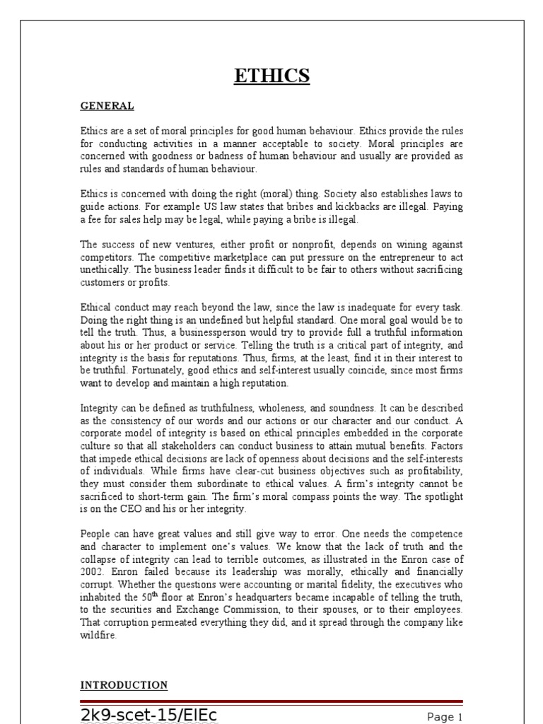 Ethics Notes | Morality | Utilitarianism