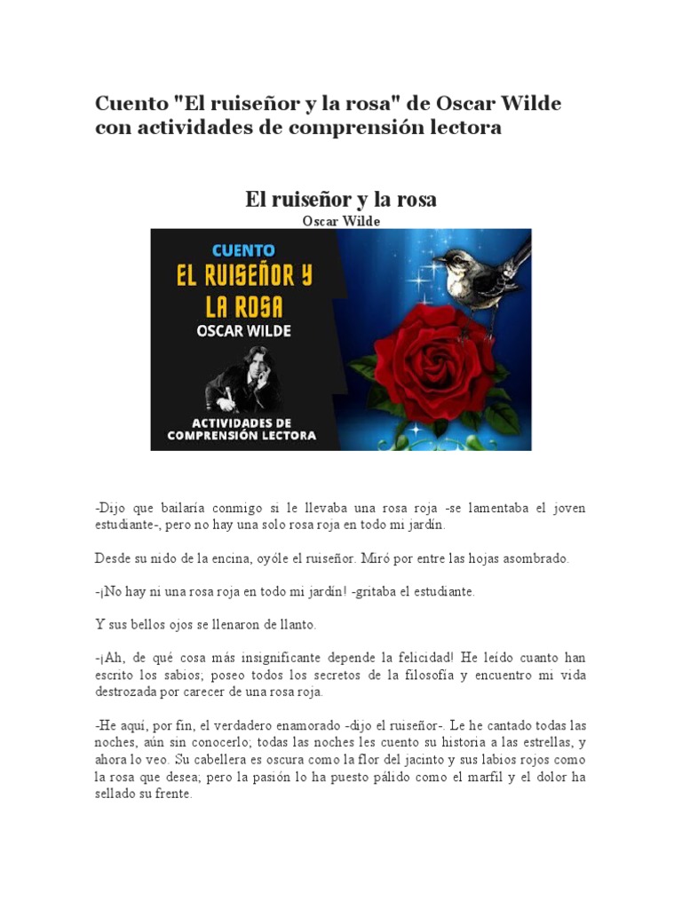Cuento Pdf Rosa Amor