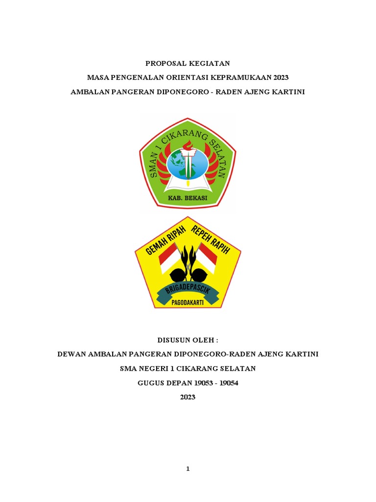 Proposal Mpok Luar Sekolah | PDF