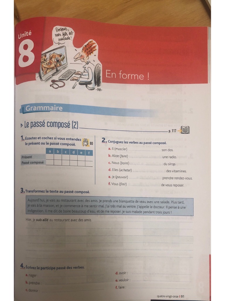 Nouvel Edito A1 2022 Cahier Dexercices Unite 8 Pdf