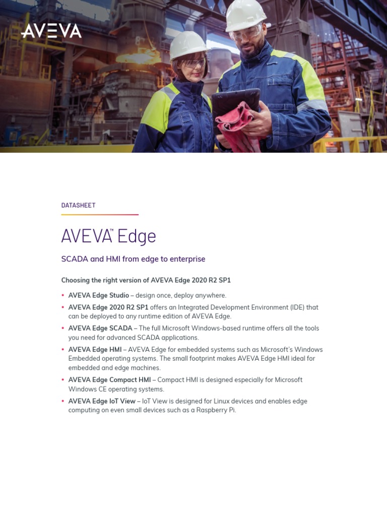 Datasheet AVEVA Edge 01-21 | PDF