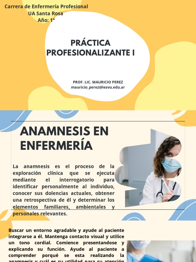 Anamnesis en Enfermeria | PDF