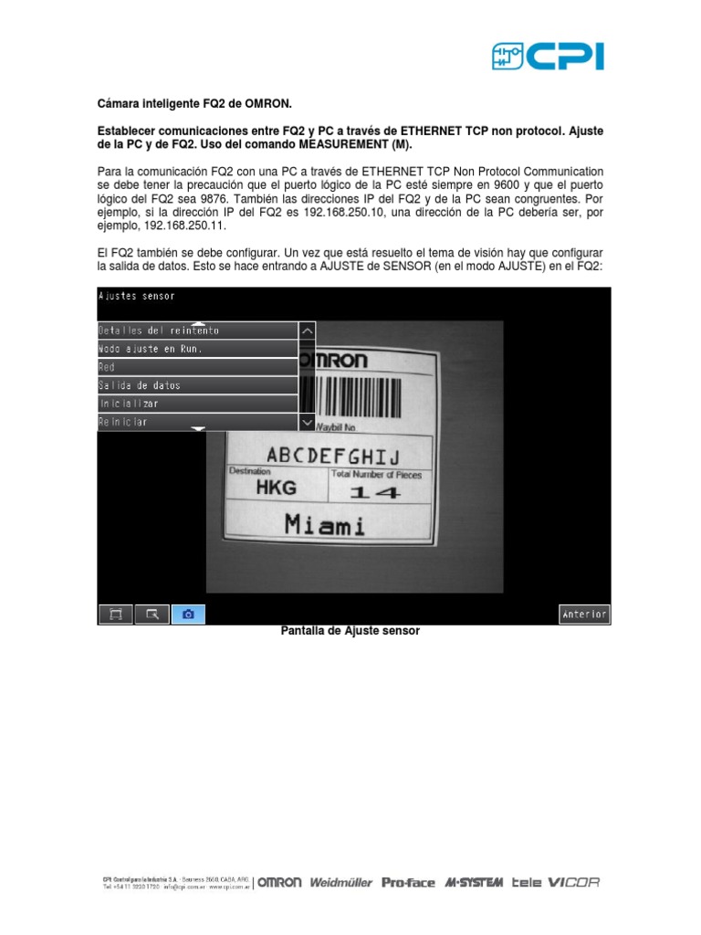 Configuración Ethernet TCP para FQ2 | PDF | Protocolos de internet | Ingeniería Informática