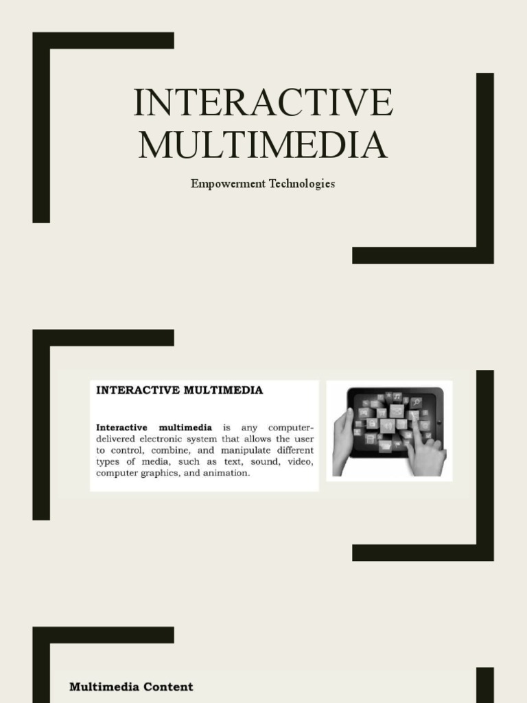 Interactive Multimedia | PDF